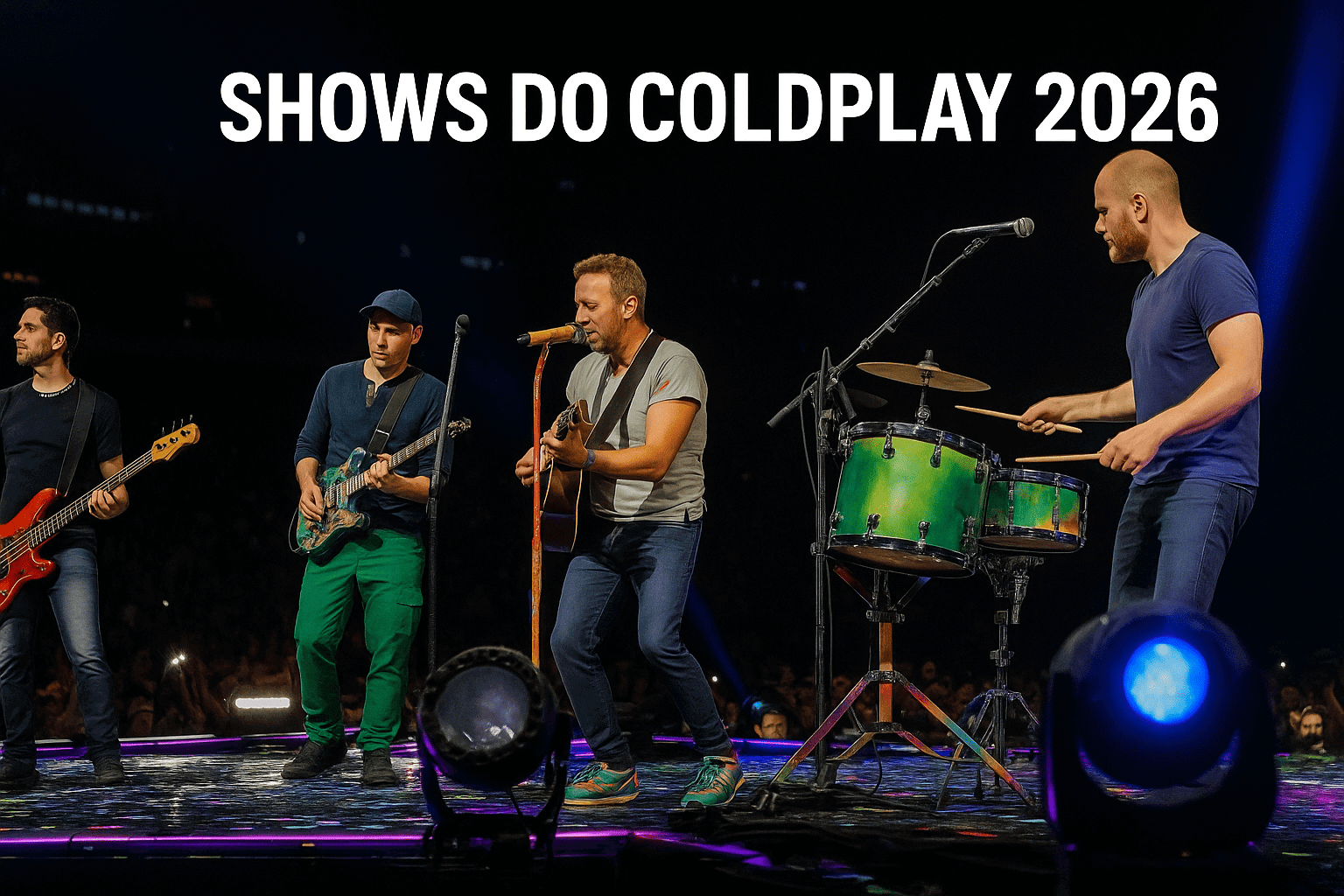 Show do Coldplay no Brasil 2025: Meia entrada, Datas, Valor...